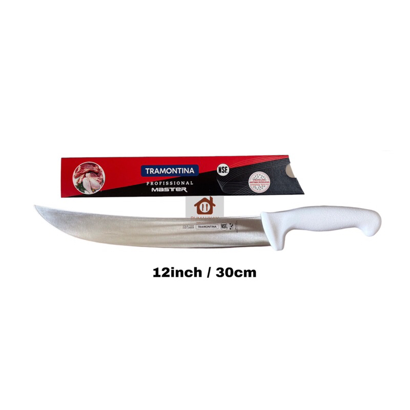 Jual Tramontina Cimeter Butcher Knife 12 inch / Pisau sembelih pengupas ...