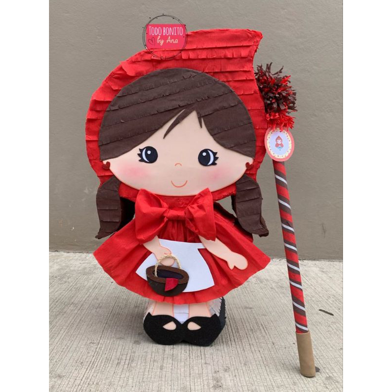 Jual PINATA CUSTOM LITTLE RED RIDING HOOD - PINATA ULANG TAHUN CUSTOM ...