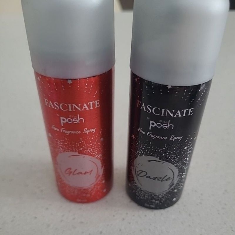 Jual Posh Fascinate fine fragrance spray glam dazzle 50ml | Shopee ...