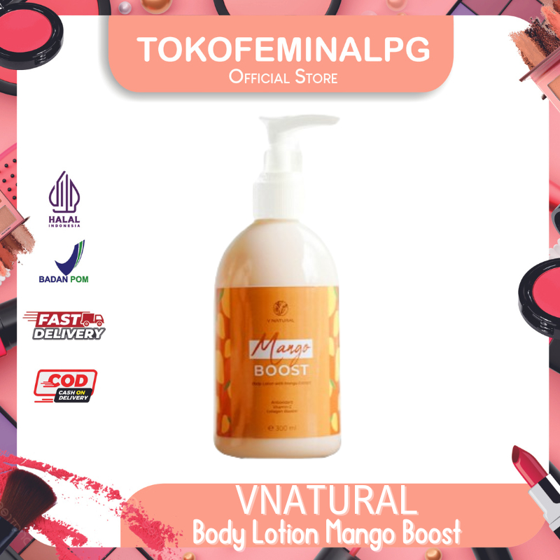 Jual V Natural Body Lotion Mango Boost | Shopee Indonesia
