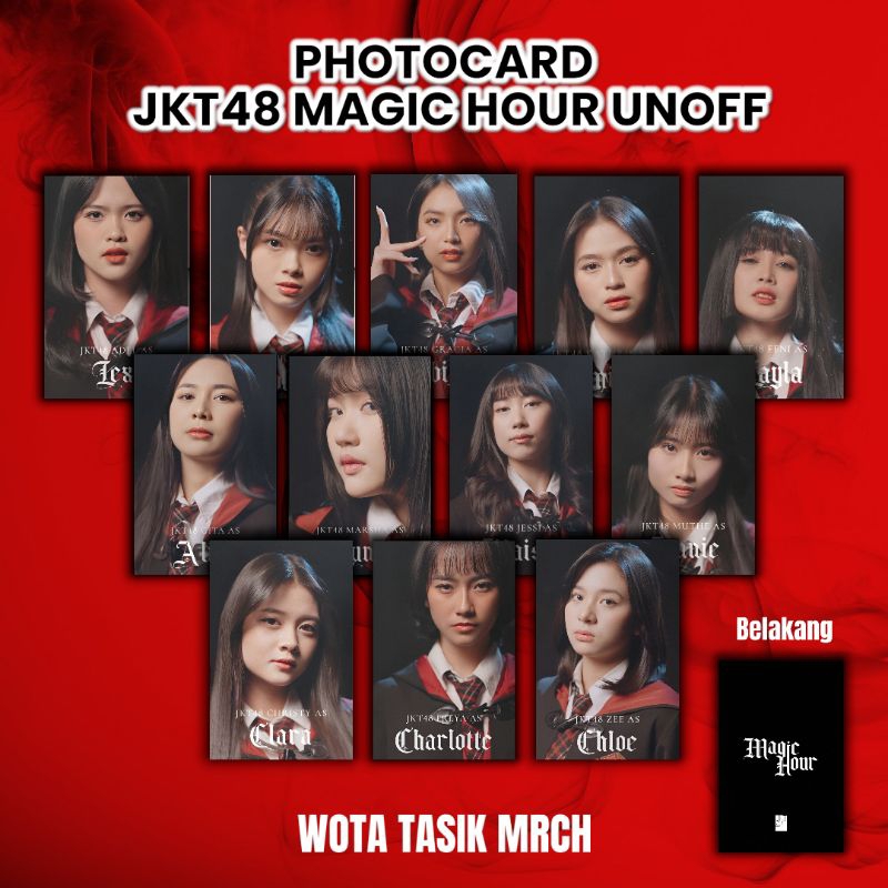 Jual PHOTOCARD PC JKT48 MAGIC HOUR UNOFF FANMADE TEBAL GLOSSY PREMIU | Shopee Indonesia