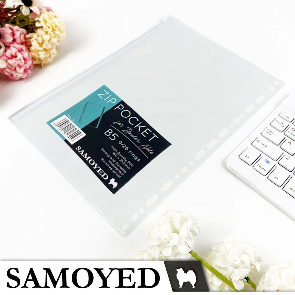 Jual Kantong / Zip / Zipper / Ziplock Pocket / Bag for Binder Note ...