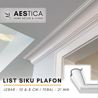 Jual Lis Siku List Plafon PVC Dekorasi Dinding Rumah | AESTICA | Shopee Indonesia