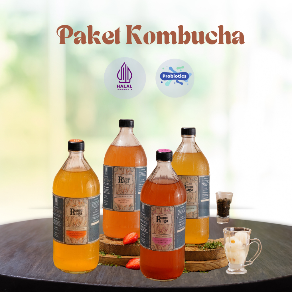 Jual [2, 4, 6 Botol] Paket Kombucha All Variant 1 Liter | Shopee Indonesia