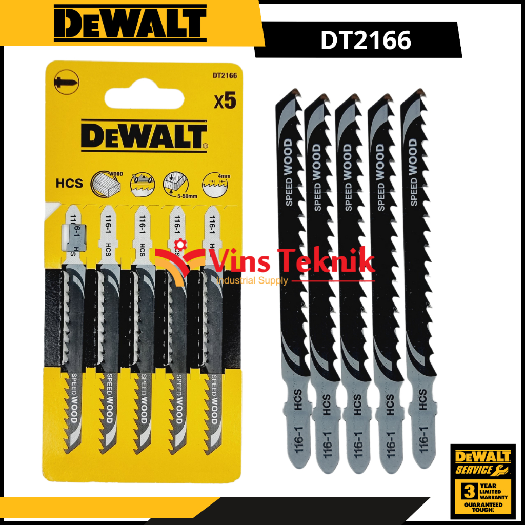 Jual Mata Gergaji Jig Saw Kayu Dewalt Jigsaw Blades For Wod T-Shank ...