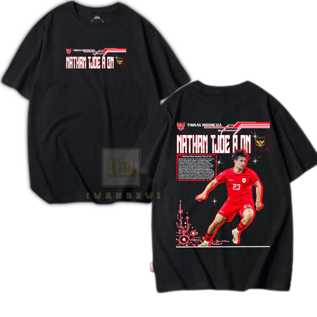 Jual iwandewi Kaos Nathan Tjoe A On - Baju Timnas Indonesia - T-Shirt ...