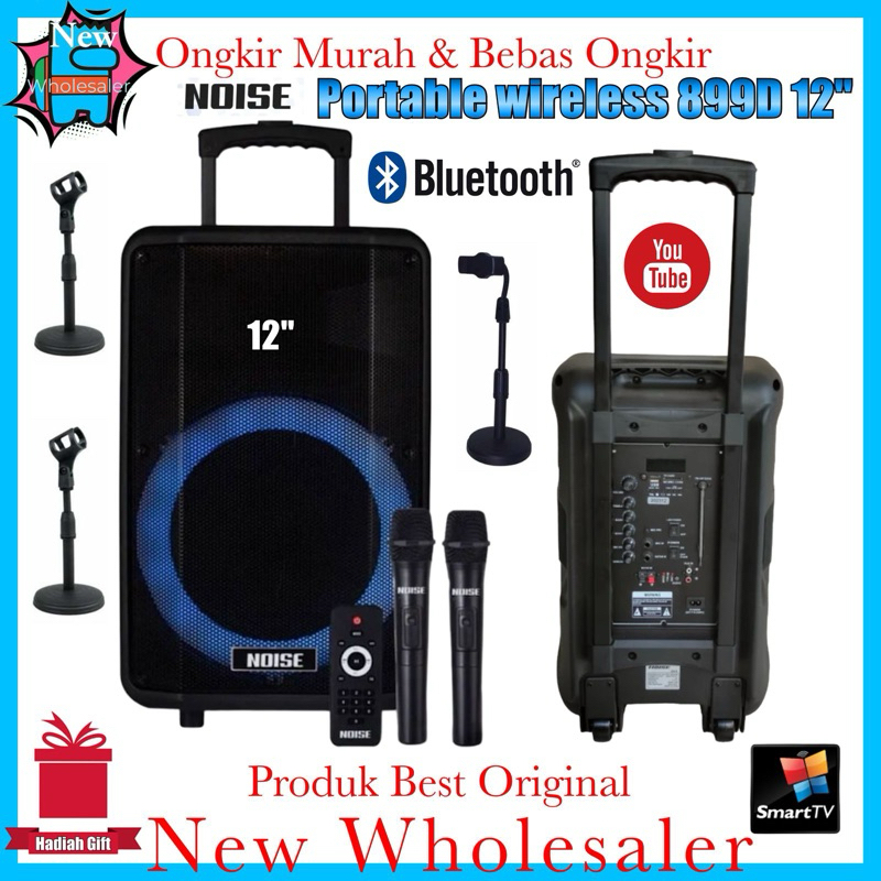 Jual Speaker Aktif Wireless 12 inch aiwa Portable Sound karaoke Mega Bass aw112 | Shopee Indonesia