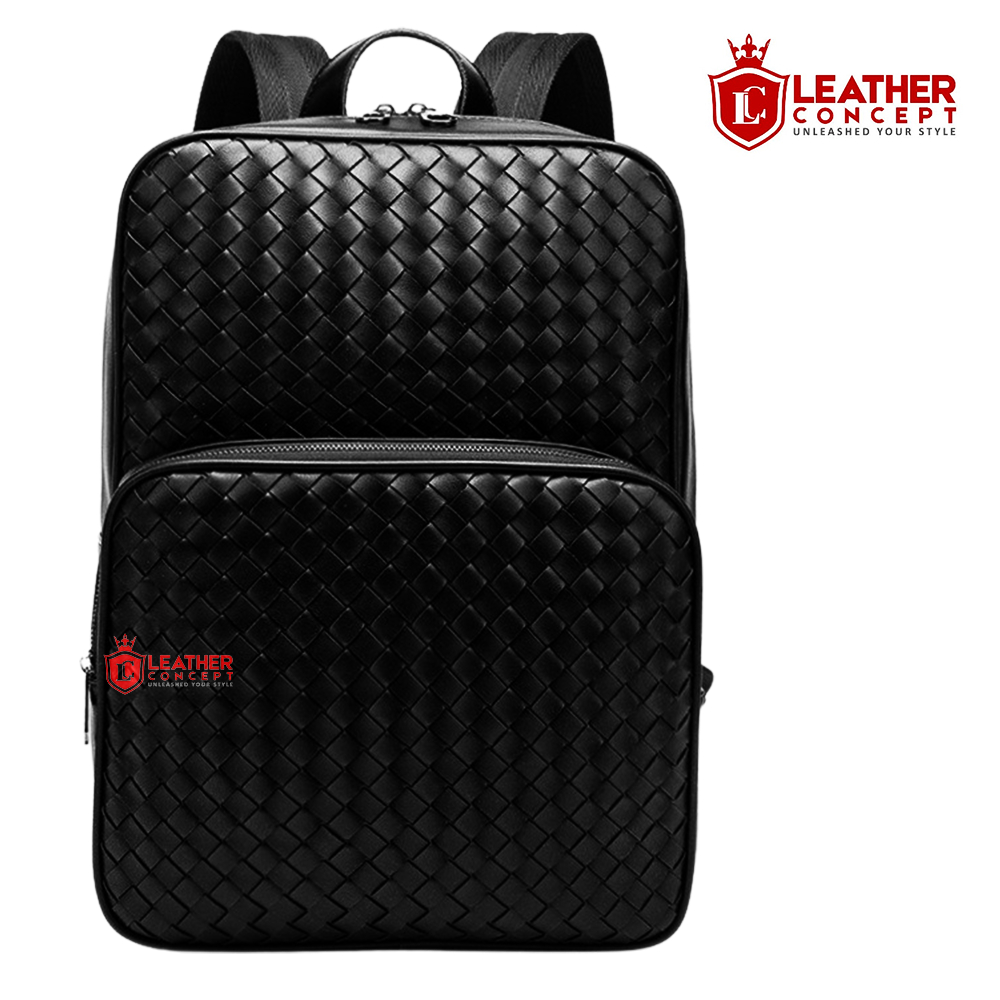 Jual LEATHER CONCEPT Tas Ransel Kulit Pria Anyaman Tas Kulit Pria ...