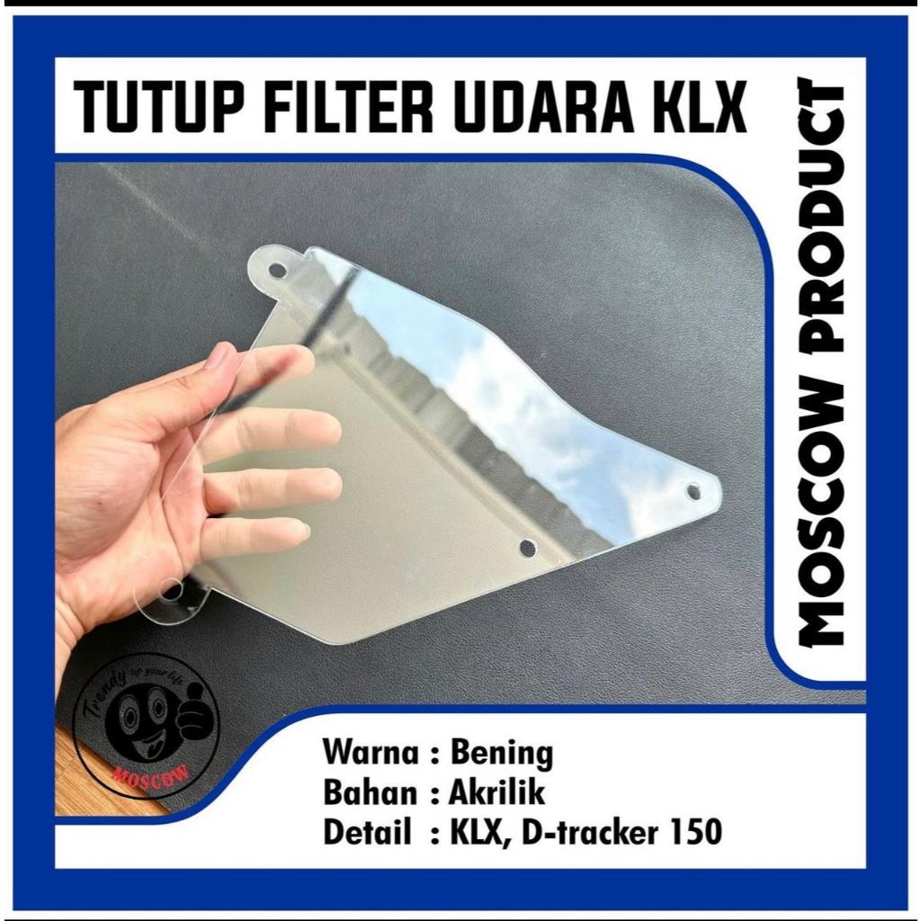 Jual MOSCOW KACA MIKA AKRILIK PENUTUP FILTER UDARA KLX D-TRACKER DT-150 ...