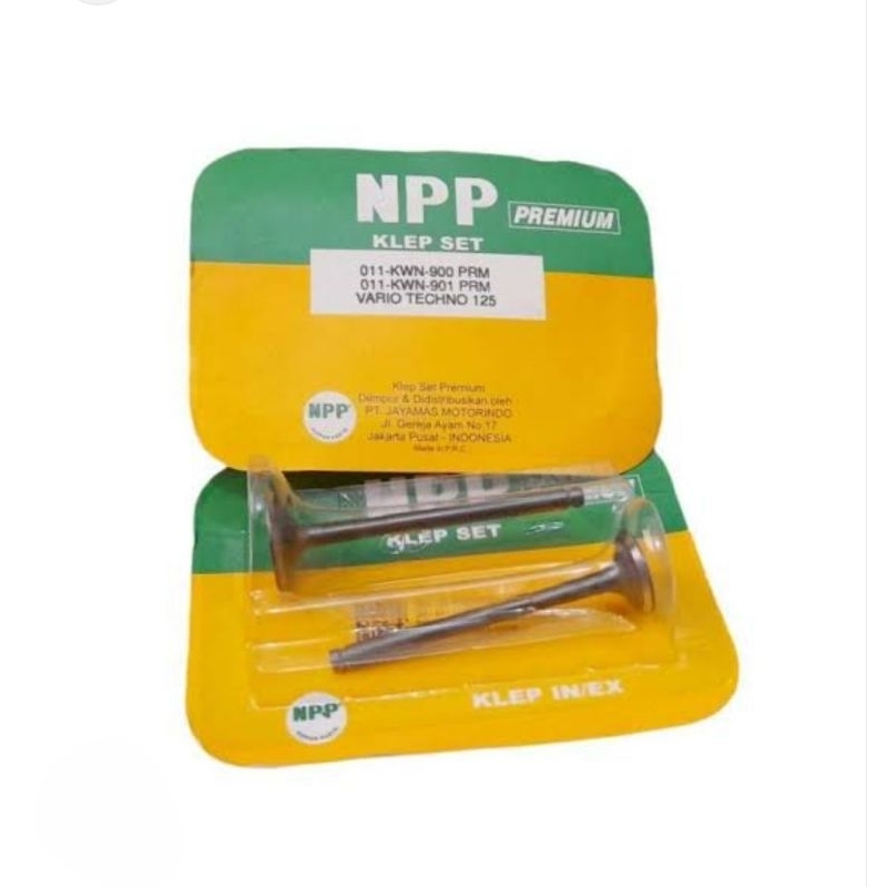 Jual KLEP SET PREMIUM (KWN) VARIO TECHNO 125 NPP | Shopee Indonesia