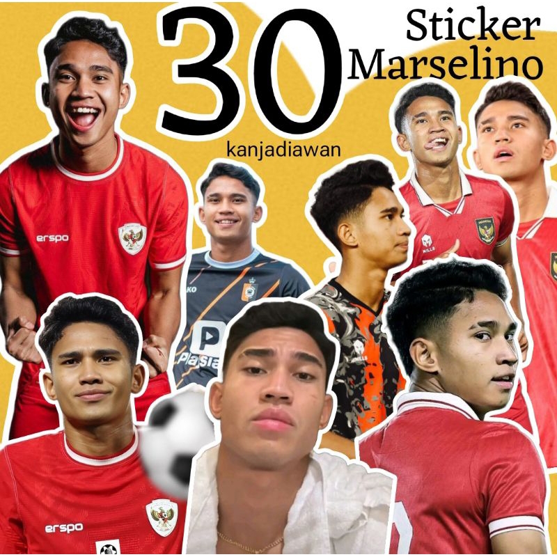 Jual Stiker Marselino Ferdinan 30 PC Marselino Sticker set Timnas ...