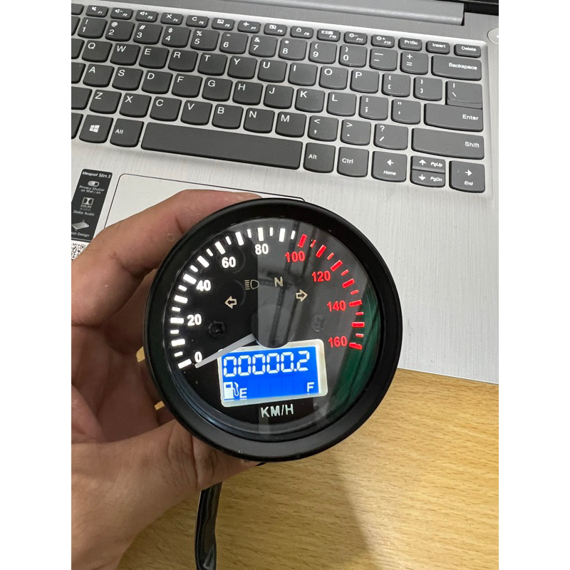 Jual Speedometer Kilometer Universal Digital CB Tiger Rxking Megapro ...