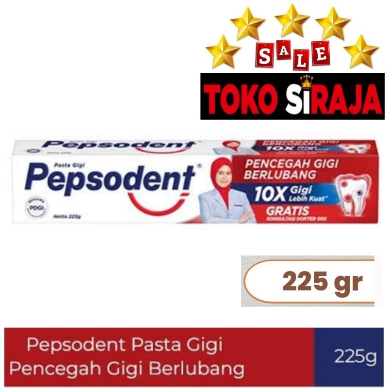 Jual PEPSODENT 225 GRAM / PASTA GIGI PEPSODEN 225G / PEPSODENT ODOL 225 ...