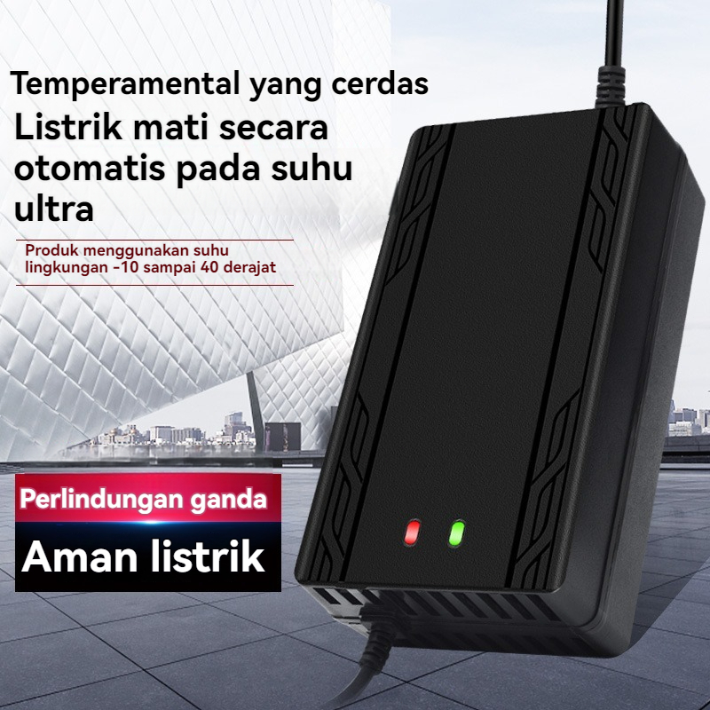 Jual Charger Sepeda Listrik 48V 12ah / Universal Charger Motor Listrik / Baterai Selis Scooter ...