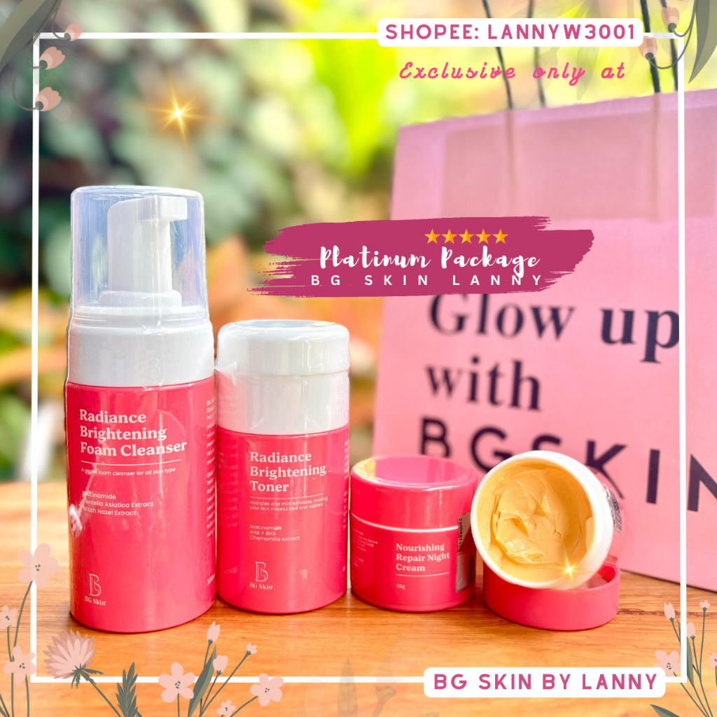 Jual BG SKIN Paket Platinum Nourishing + FREE BG Skin GIFT | Shopee ...