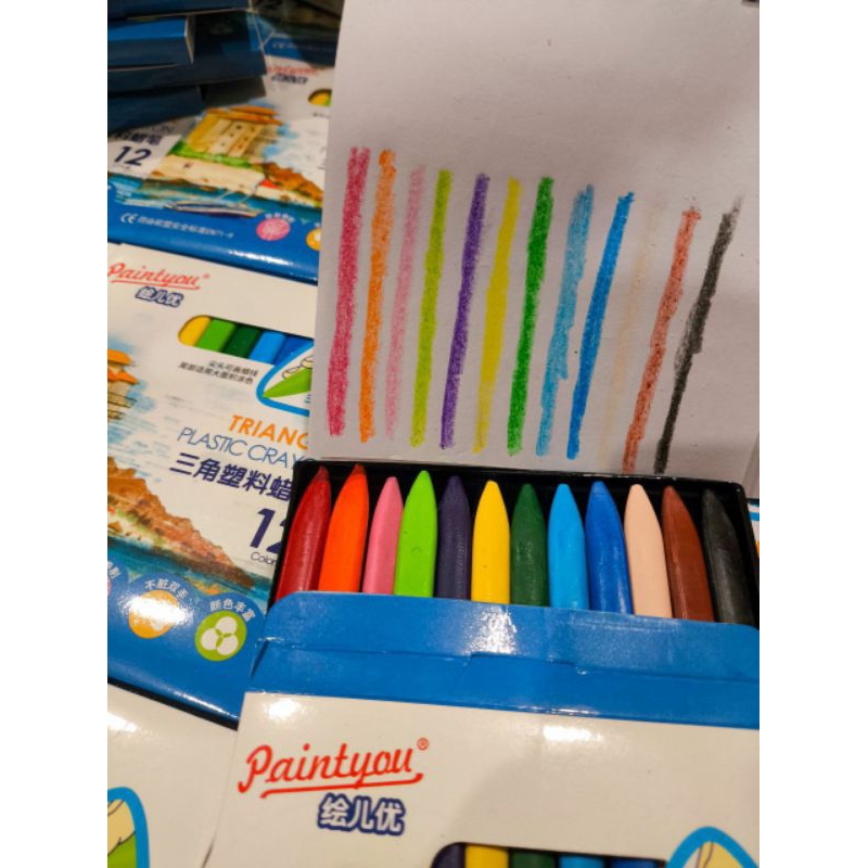 Jual CRAYON ANTI KOTOR rekomendasi untuk anak TK SD SMP dewasa | Shopee ...