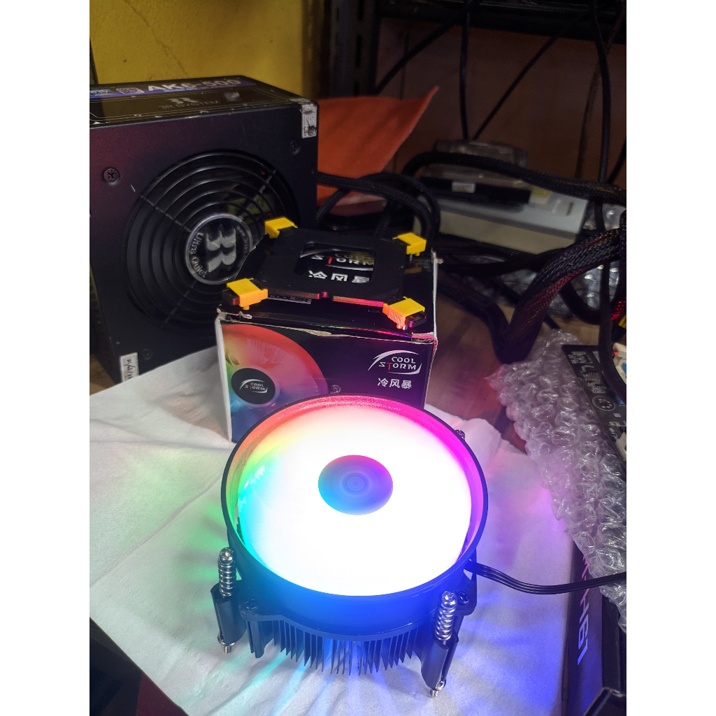 Jual Cool Storm Fan Processor RGB T80 cpu cooler Fan Processor | Shopee Indonesia
