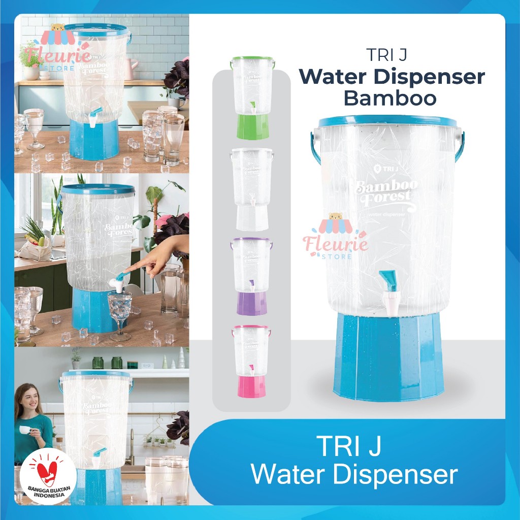 Jual TRI J - Water Dispenser Bamboo (Dispenser Air Motif Bambu ...