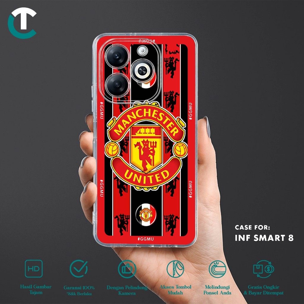 Jual Case Infinix Smart 8 - Casing Infinix Smart 8 Motif BOLA - Clear ...