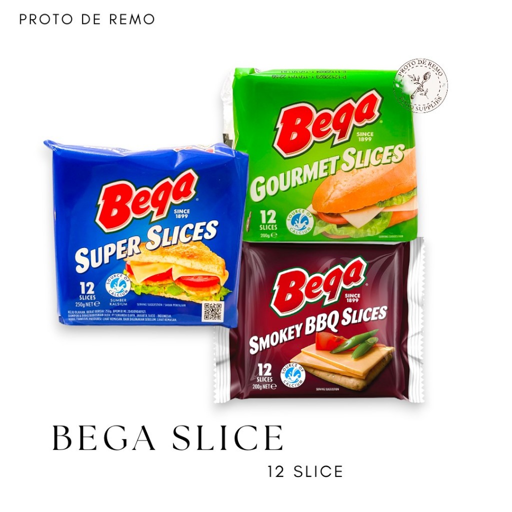 Jual Bega Keju Slice Cheddar - Smokey BBQ - Gourmet - Super Slice ...