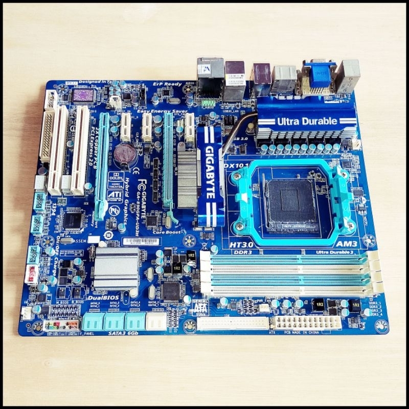 Jual AMD AM3 brand GIGABYTE GA-890GPA-UD3H Motherboard Mainboard ...