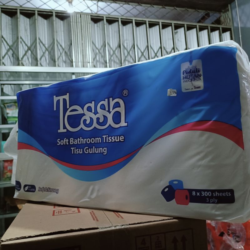 Jual Tessa Toilet 8 ROLL tisu bathroom SOFT | Shopee Indonesia