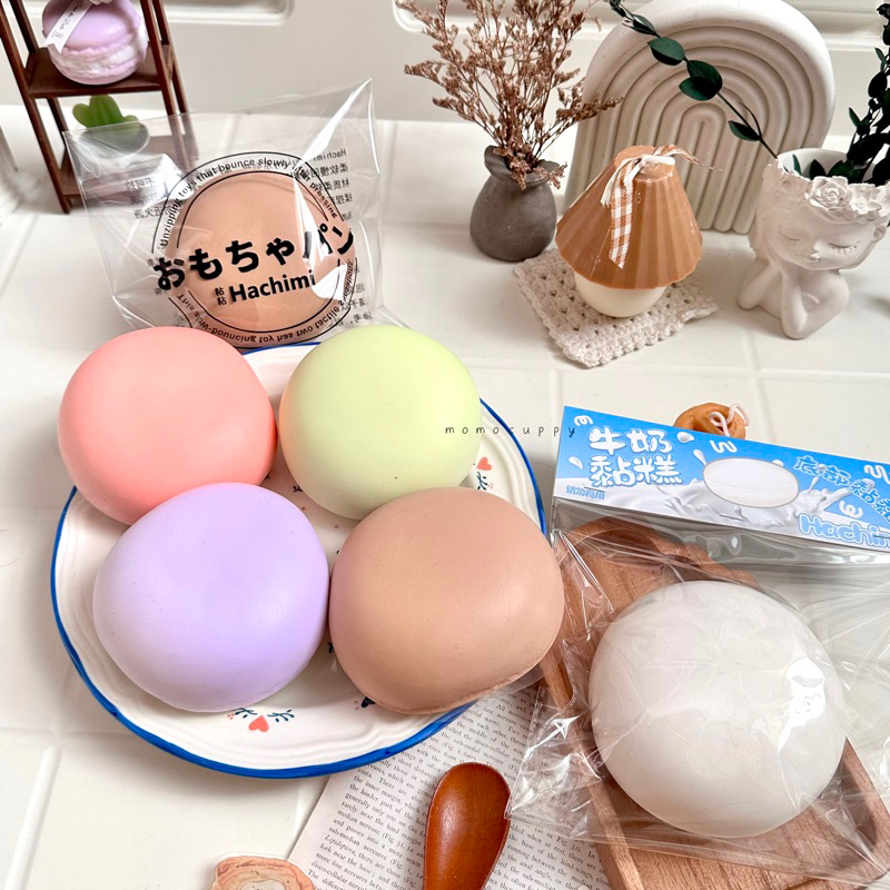 Jual READY STOCK assorted snow milk bun squishy by Hachimi squishy ...