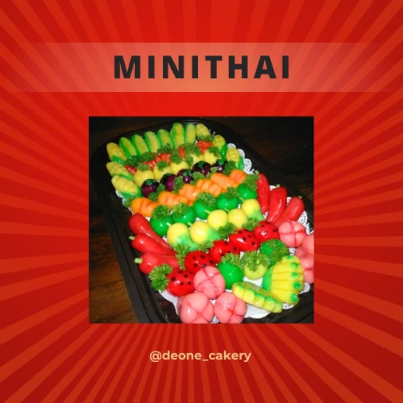 Jual Kue Lukchup | Kue Buah Mini Thailand 60pcs | Shopee Indonesia