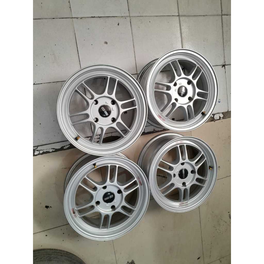 Jual velg mobil bekas enkei rpf ring 15x6,5 lubang 4x114 cocok buat avanza xenia dll | Shopee ...