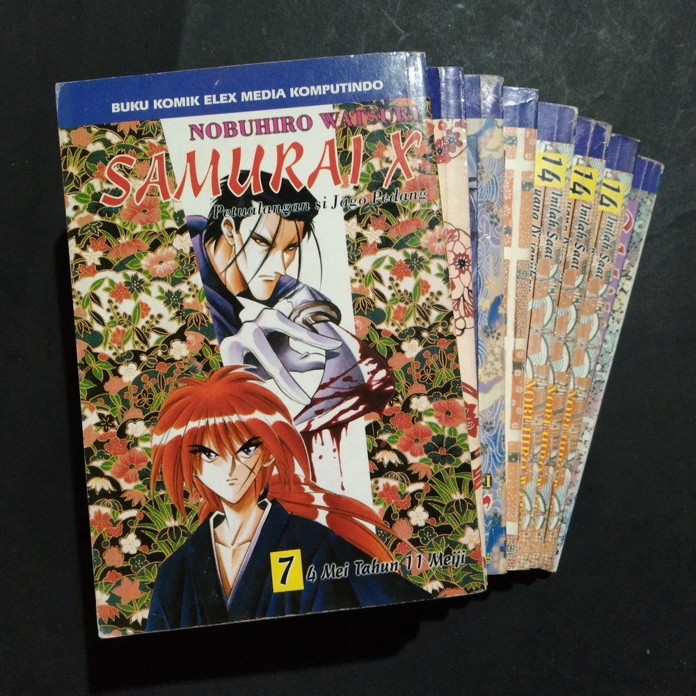 Jual Komik Elex - Samurai X (vol 7 8 11 13 14 16) | Shopee Indonesia