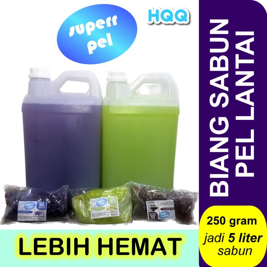 Jual BIANG SABUN PEL LANTAI SUPERR PEL KONSENTRAT U/ 5LITER (250GR ...