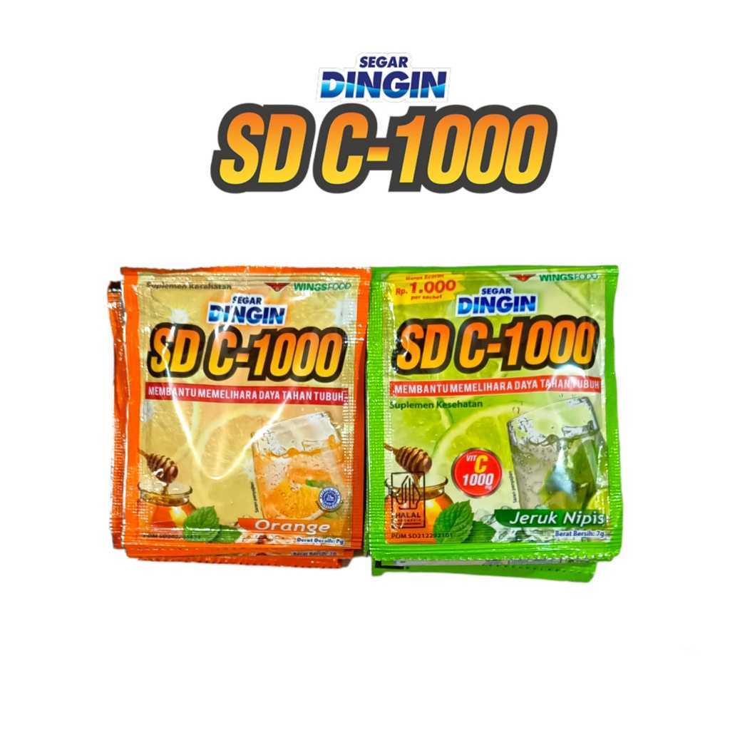 Jual Segar Dingin 7gr SD C-1000 Isi 6PCS Sachet All Varian | Shopee ...