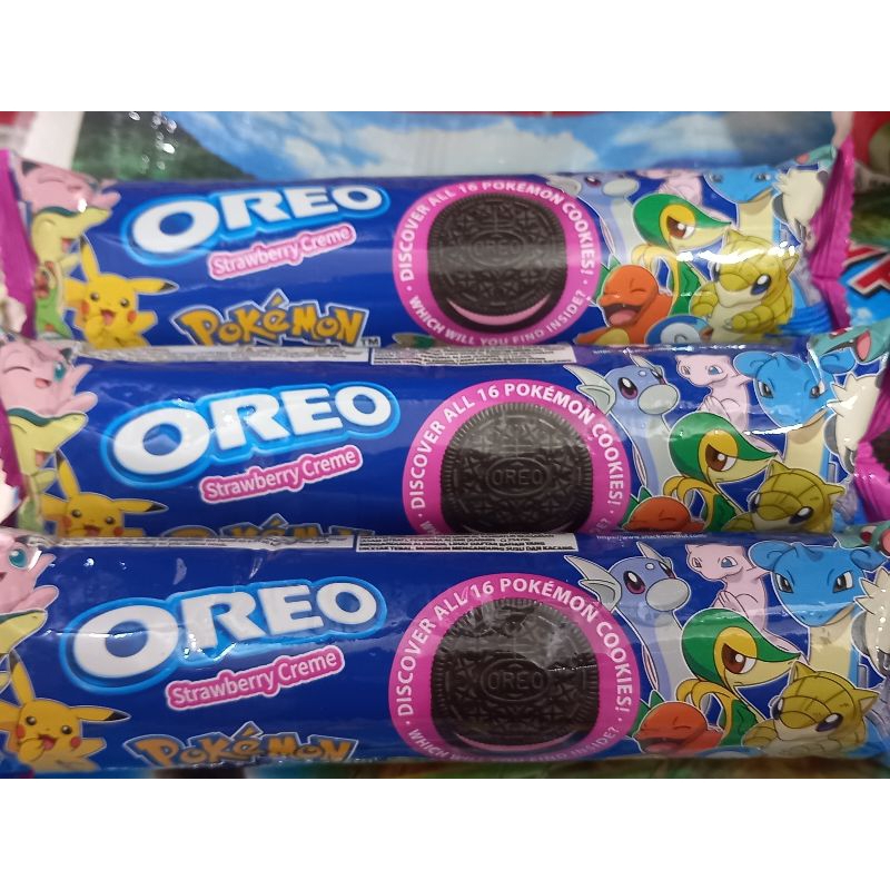Jual Oreo Pokemon Strawberry Creme | Shopee Indonesia