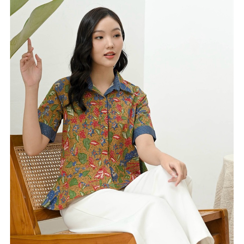 Jual KEMEJA BATIK WANITA - 288 - 288HT - 288SOP - 288COD - 288IJO 288JM ...