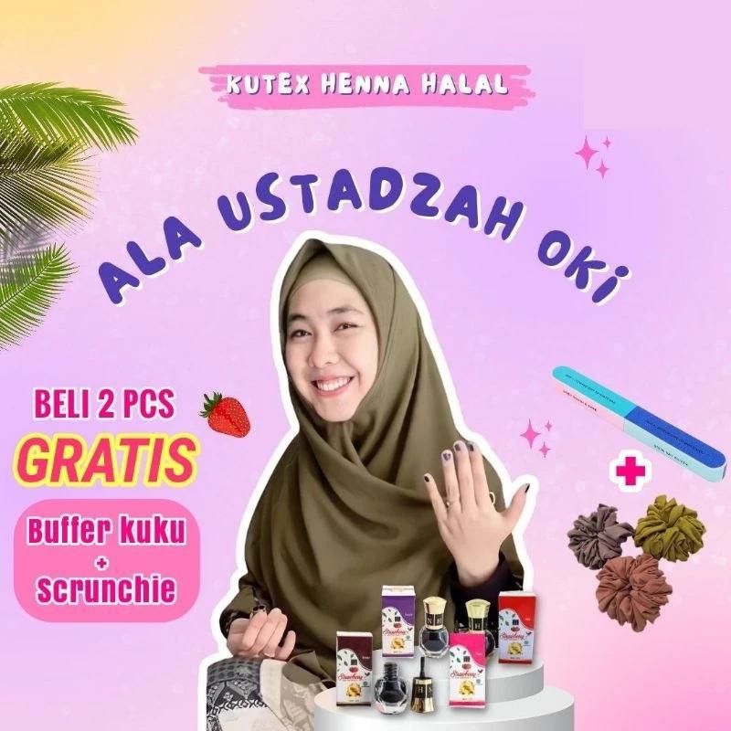Jual Strawberry Nail Henna Kuteks Halal Hena Kuku Halal Sah Dipakai ...