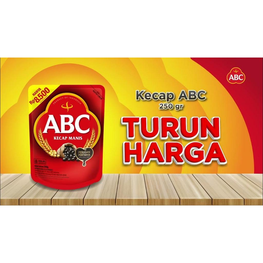 Jual ABC KECAP MANIS REFILL 250 GR KEDELAI | Shopee Indonesia