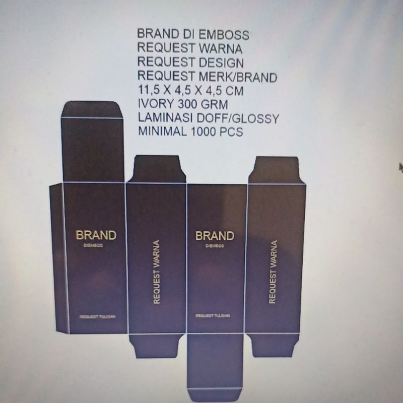 Jual Box Brand di Emboss 11,5 x 4,5 x 4,5 cm | Shopee Indonesia