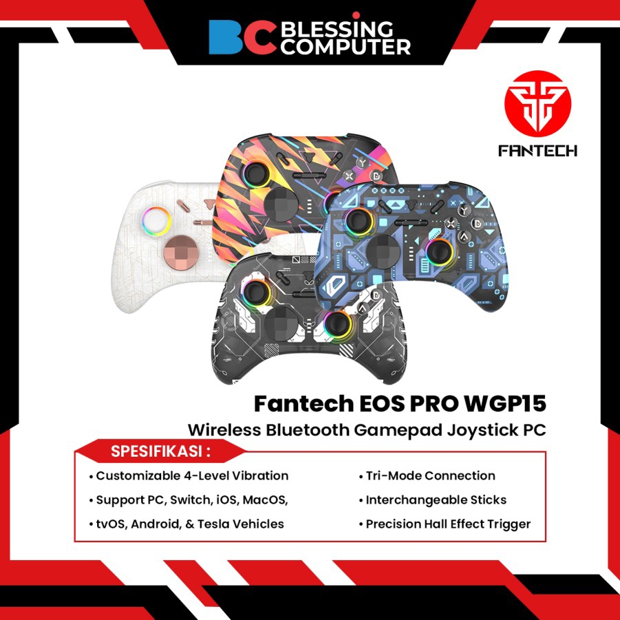 Jual Fantech EOS PRO WGP15 Wireless Bluetooth Gamepad Joystick PC ...