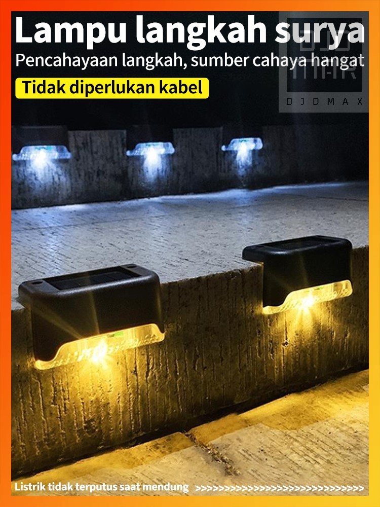 Jual DJDMax Lampu Led Tangga Tenaga Surya Lampu Solar Outdoor Lampu ...