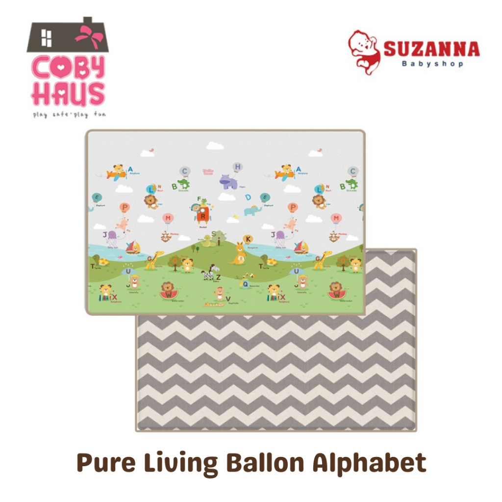 Jual Coby Haus Pure Living Ballon Alphabet Playmat | Shopee Indonesia