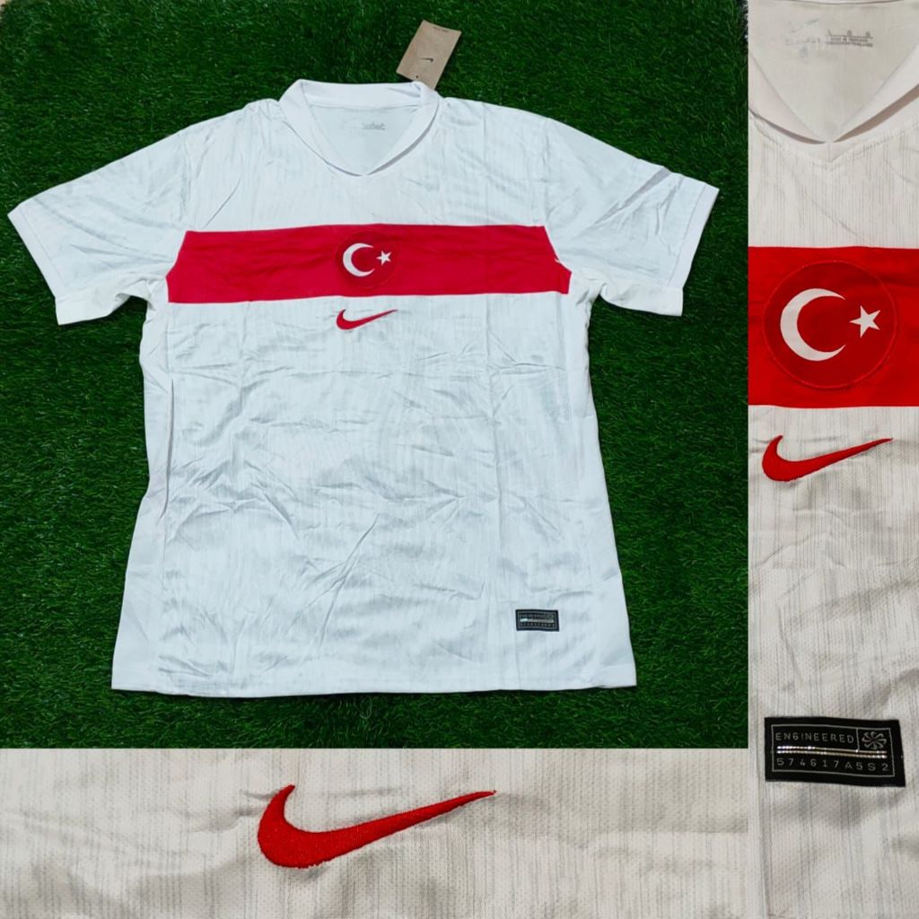 Jual Jersey Bola negara Turki Home Euro 2024 Grade Ori | Shopee Indonesia