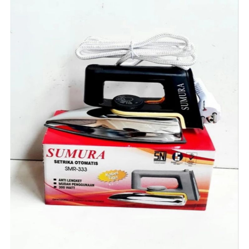 Jual SETRIKA LISTRIK / GOSOKAN PAKAIAN OTOMATIS MEREK SUMURA SMR-333 ...