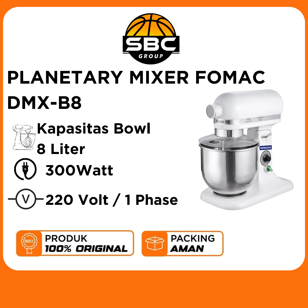 Jual PLANETARY MIXER FOMAC DMX-B8 | Shopee Indonesia