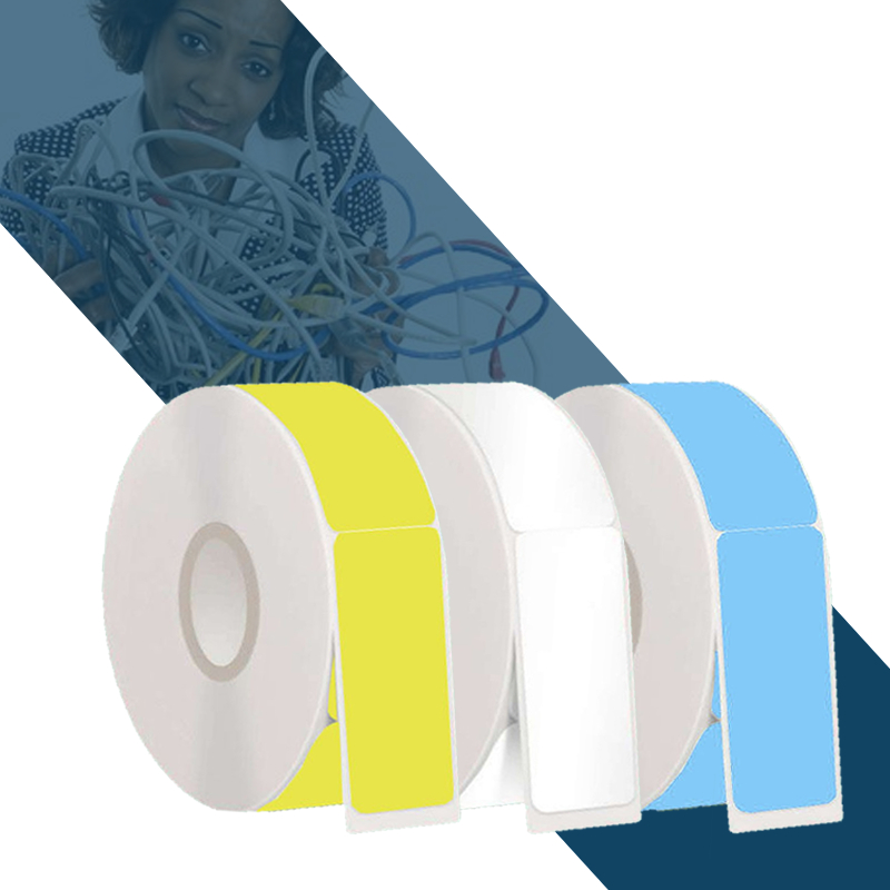 Jual Label Kabel Thermal Cable Label Sticker Kertas Stiker Label Kabel ...