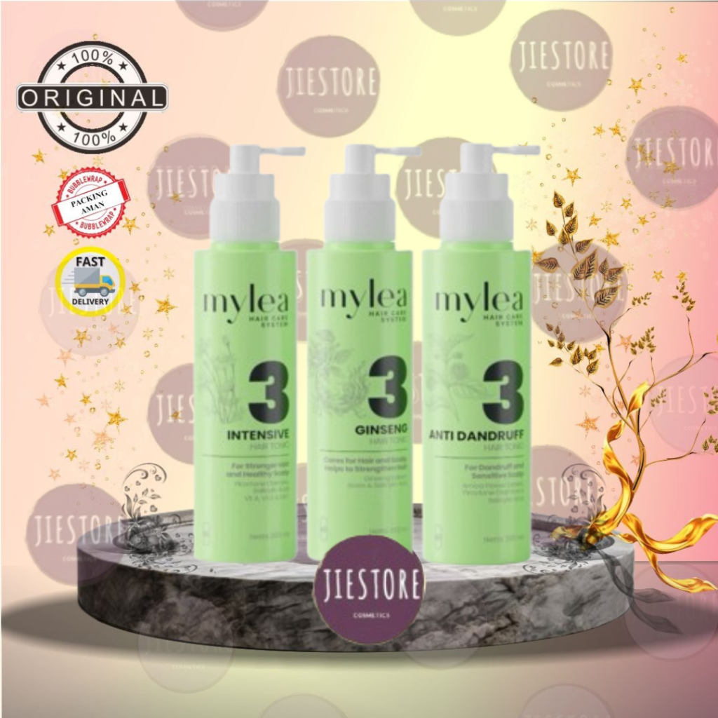 Jual Mylea Hair Tonic 200ml Intensive / Ginseng / Anti Dandruff HIJAU ...