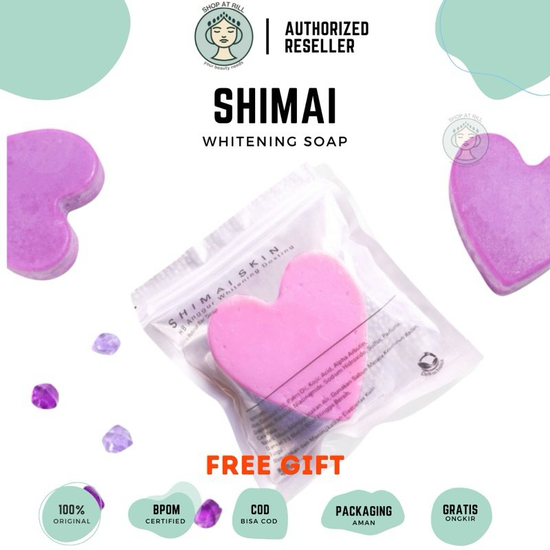 Jual SABUN HB ANGGUR WHITENING SHIMAI SKIN SABUN DOSTING + RETINOL ...
