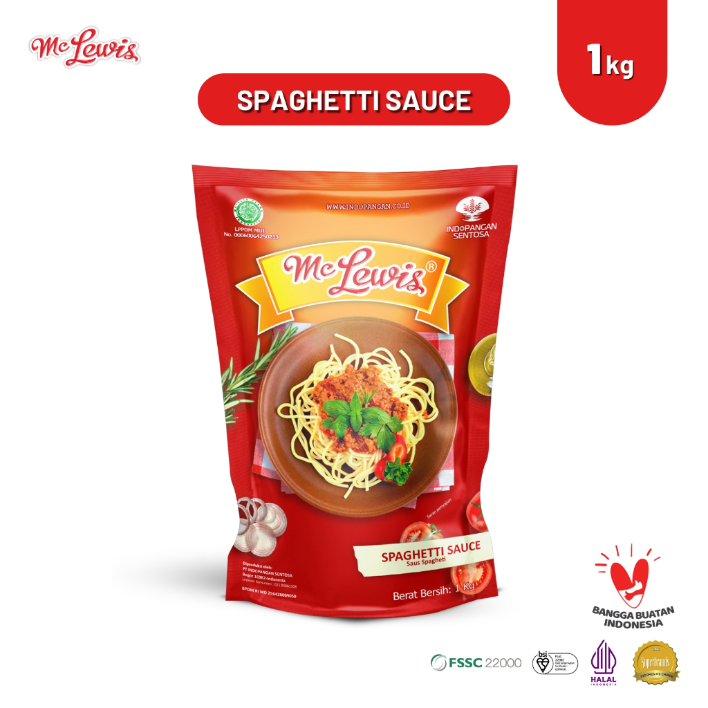 Jual Mc Lewis Spaghetti Bolognese Sauce - 1Kg | Shopee Indonesia