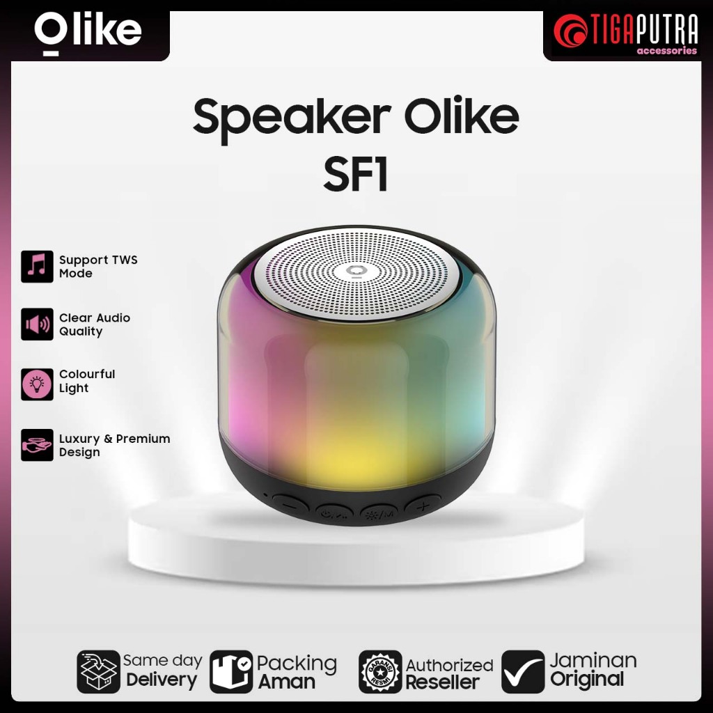 Jual OLIKE SF1 Speaker Bluetooth 5.0 Wireless Portable | Shopee Indonesia