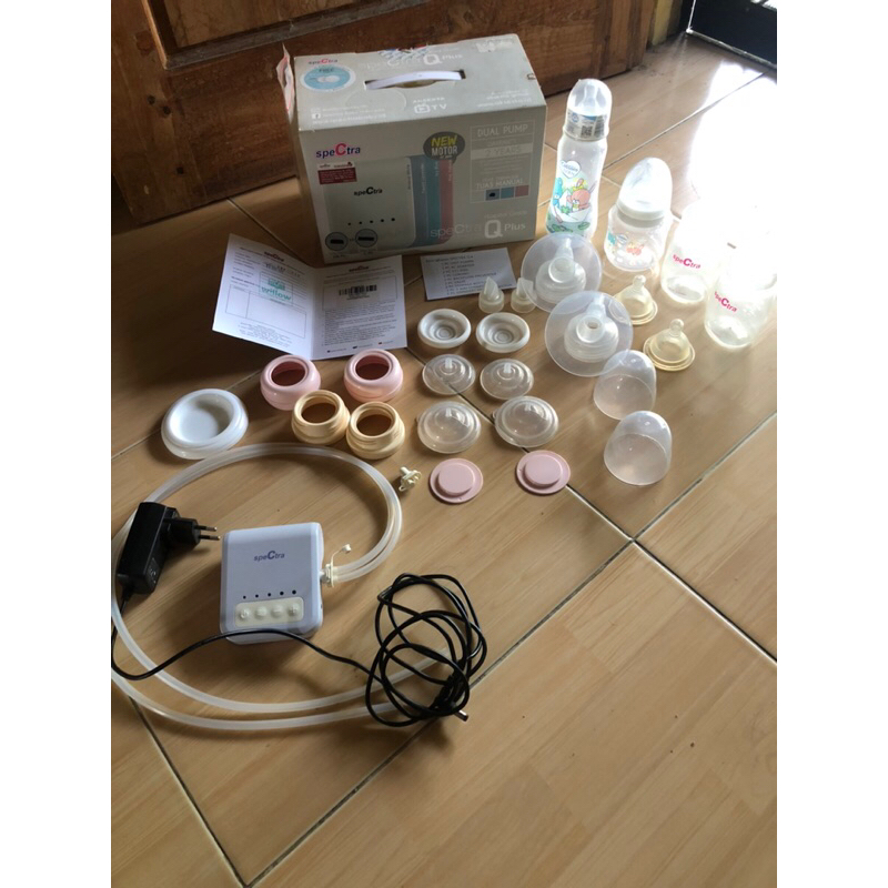 Jual pompa asi Spectra Q plus dual pump preloved | Shopee Indonesia