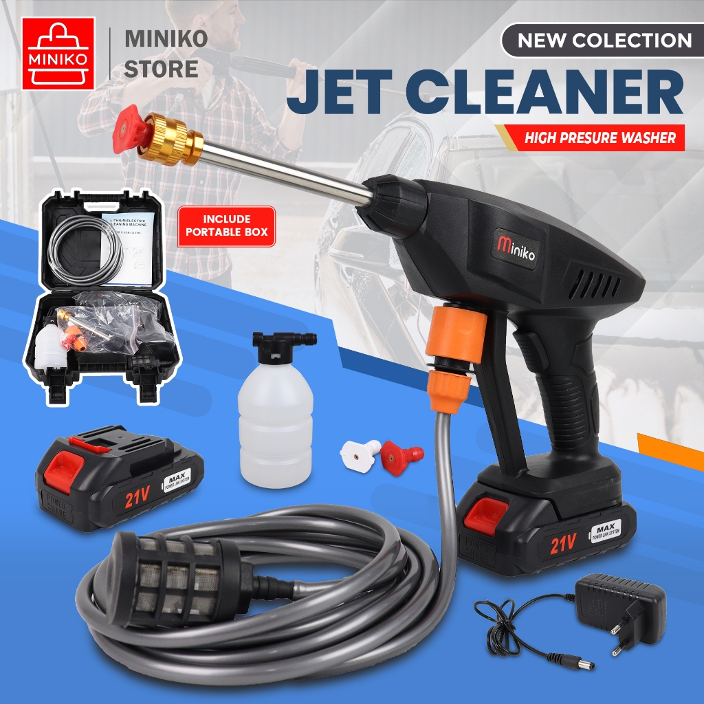 Jual Jet Cleaner Cordless Alat Cuci Motor Dan Mobil Pistol Air Tekanan ...